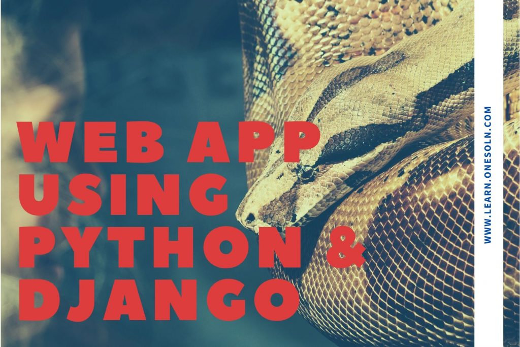 Web App Python And Django Oneacad 0964